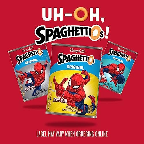 Snapklik.com : SpaghettiOs Original Marvels Spider-Man Shaped Canned Pasta