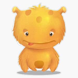 Amazon.com: Cute Furry Monster Sticker Vinyl Waterproof Sticker Decal ...