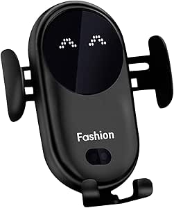 Amazon.com: Smart Infrared Sensor Car Phone Holder - 15W Auto-Sensing ...