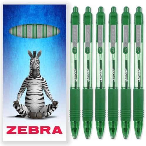 Zebra Z-Grip Smooth Ink Ballpoint Pen - 1.0mm - Pack of 6 Pens - in ...