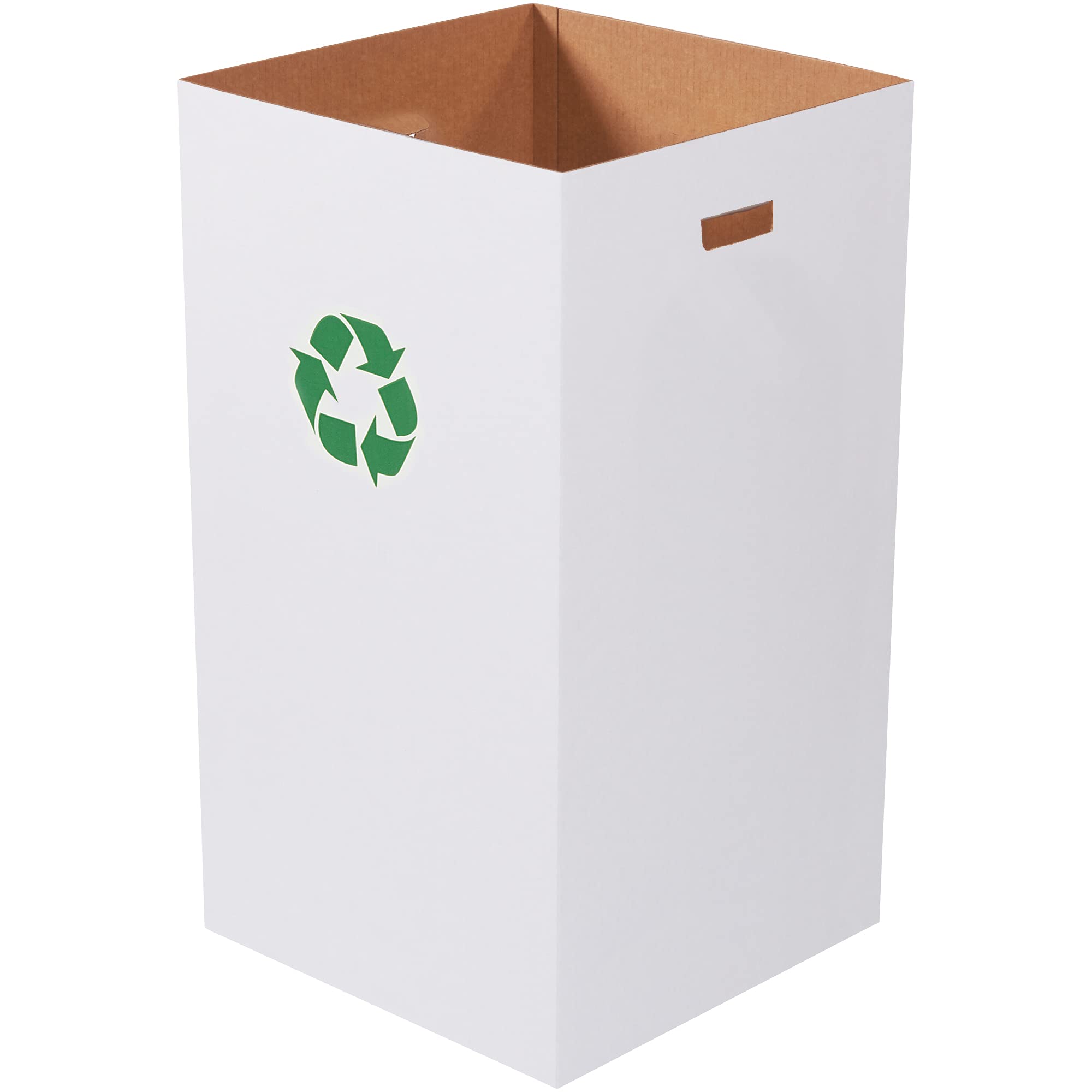 Aviditi 50 Gallon Corrugated Cardboard Trash Can and Recycling Bins ...