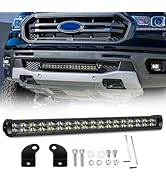 Amazon.com: SWATOW INDUSTRIES 8 Inch Light Bar Slim Screwless LED Light ...