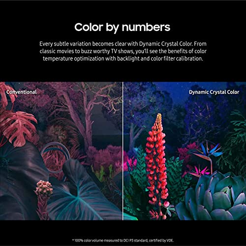 SAMSUNG 85-Inch Class Crystal UHD 4K CU8000 Series PurColor, Object ...