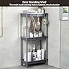 Amazon.com: Orimade Rustproof 3 Tier Floor Standing Shower Caddy ...