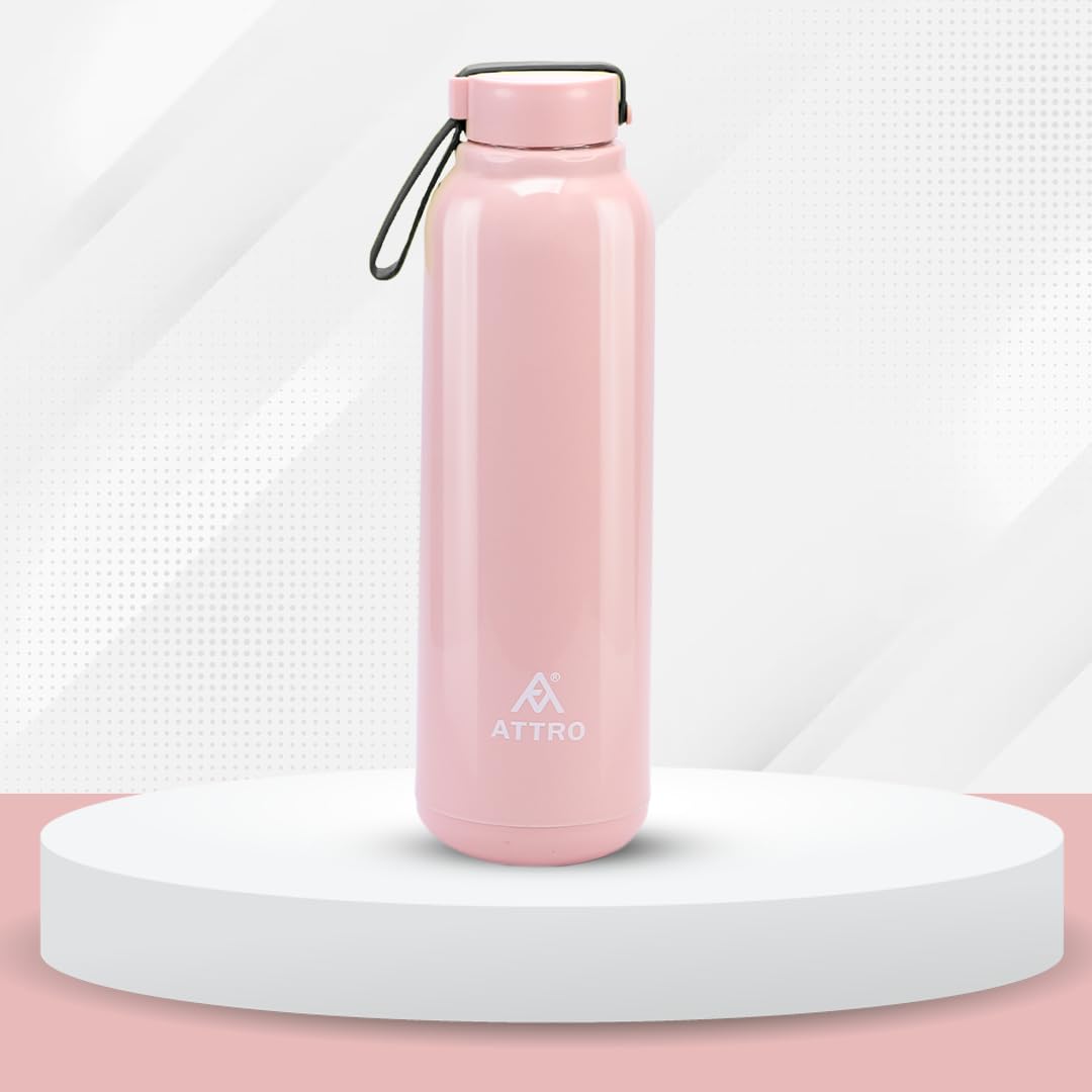 Attro Trends 900 Pu Insulated 700ml Water Bottle with Inner Stainless ...