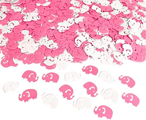 Amazon.com: Silvery Elephant Confetti Elephant Scatter Baby Shower ...