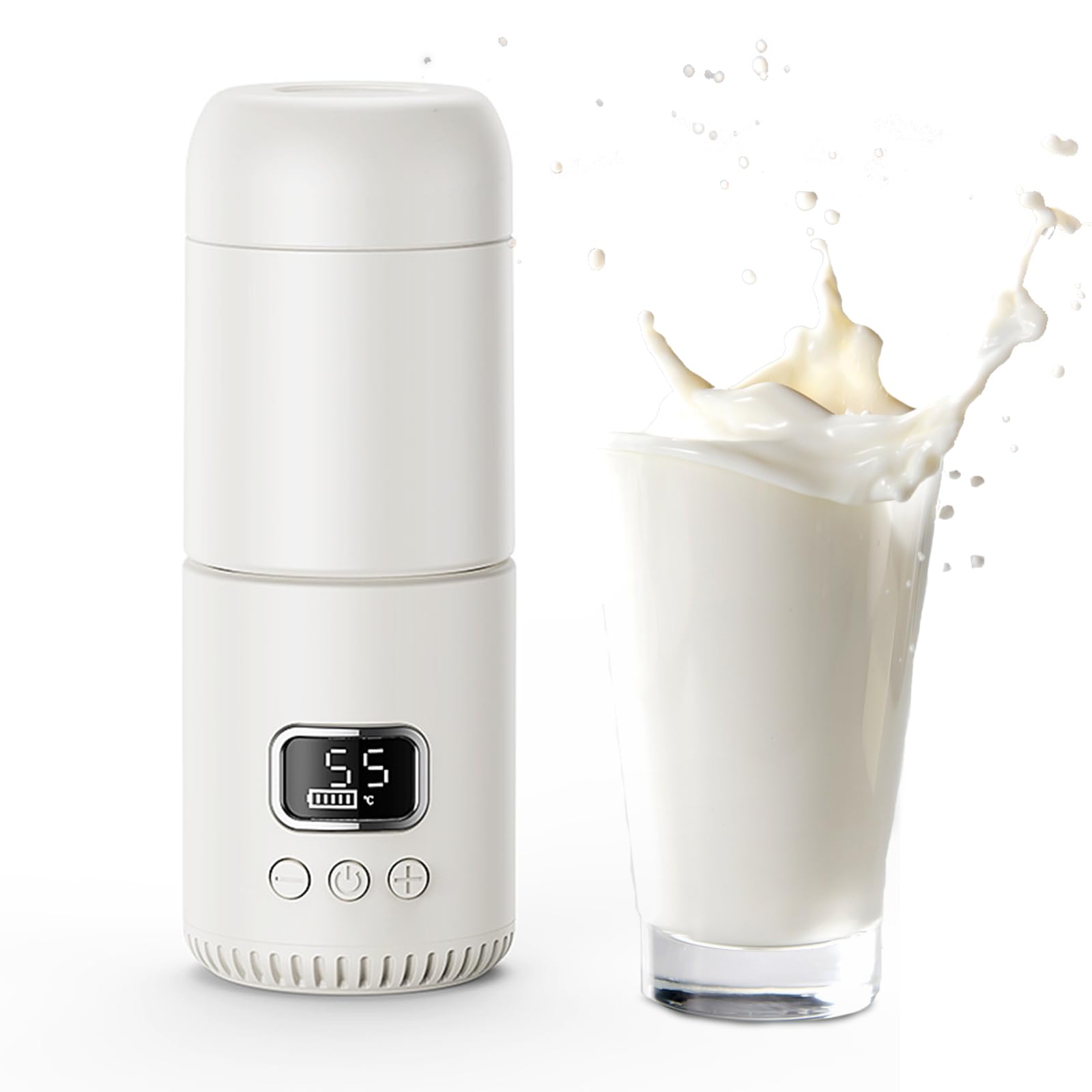 Builrand Portable Baby Bottle Warmer Formula Feed Maker Fast Heating ...