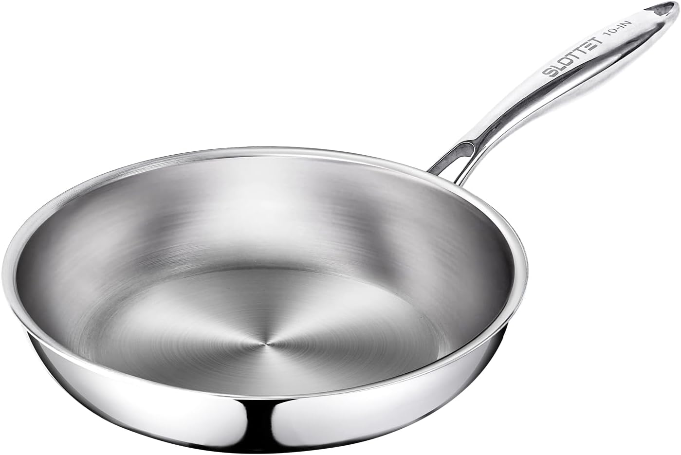 Amazon.com: Nuwave Whole Body 3-Ply Stainless Steel Frying Pan Skillet ...