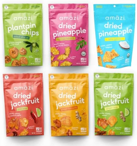Amazon.com: Amäzi Foods | Variety Dried Fruit Snack Pack | Dried ...