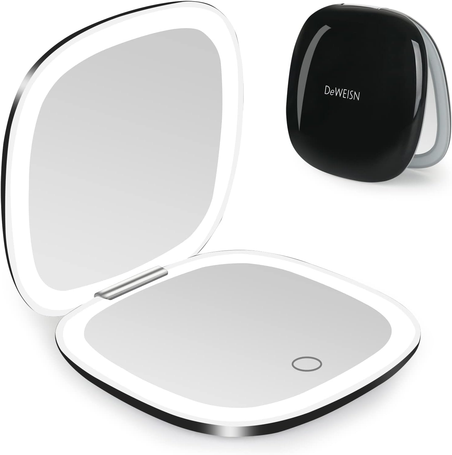Amazon.com: Feruaro Travel Mirror, Portable LED Lighted Makeup Mirror ...