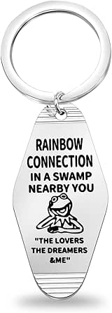 Amazon.com: FAADBUK The Muppet Movie Inspired Keychain Kermit Clein ...