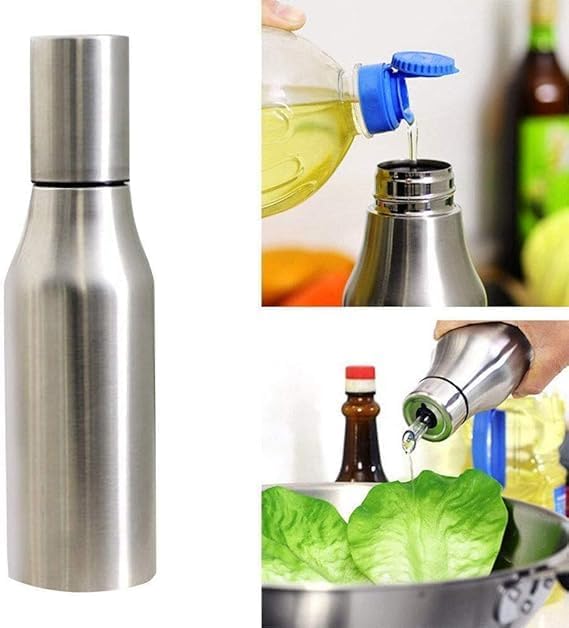 Stainless Steel Leak Proof Olive Oil Pourer Dispenser Bottle For ...