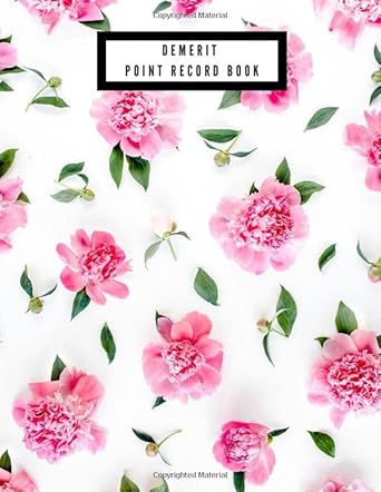 Demerit Point Record Book: Demerit Log Sheet Organizer| Reference Point ...