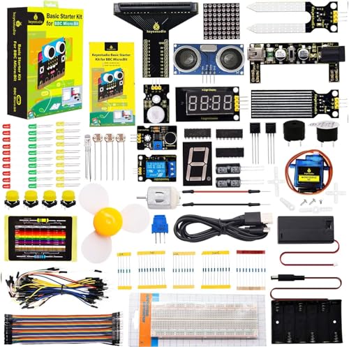 Snapklik.com : KEYESTUDIO Basic Starter Kit For Microbit V22 V15 (Not Included)