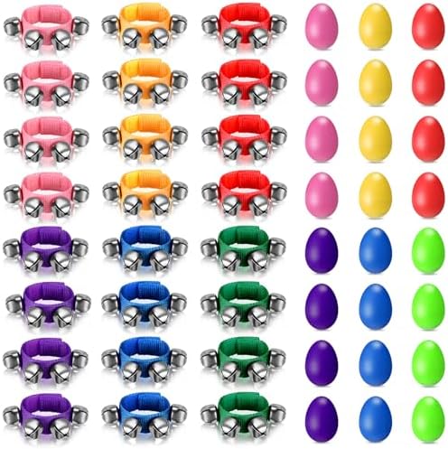 Amazon.com: 60 Pcs Shaker Musical Instruments Kids Music Party Favor ...