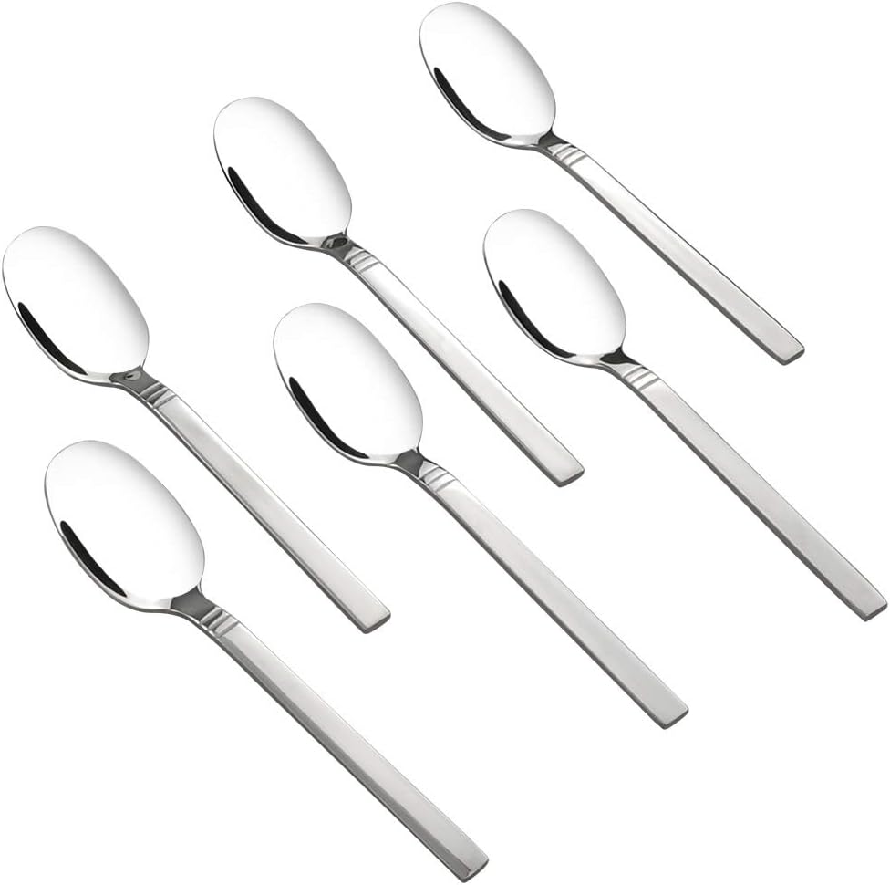 Amazon.com: Saedy 12-Piece Tea Spoon Set, Small Coffee Spoon Stainless ...