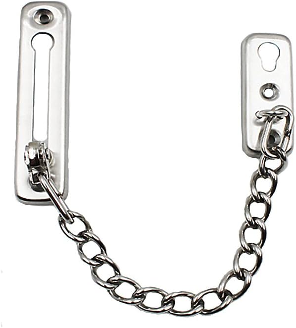 Anti-Theft Lock Security Chain Door Guard Reinforced Solid Latch Guard ...