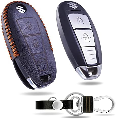 ADVOX Soft Handmade Leather Car Key Cover Compatible with Maruti Suzuki ...