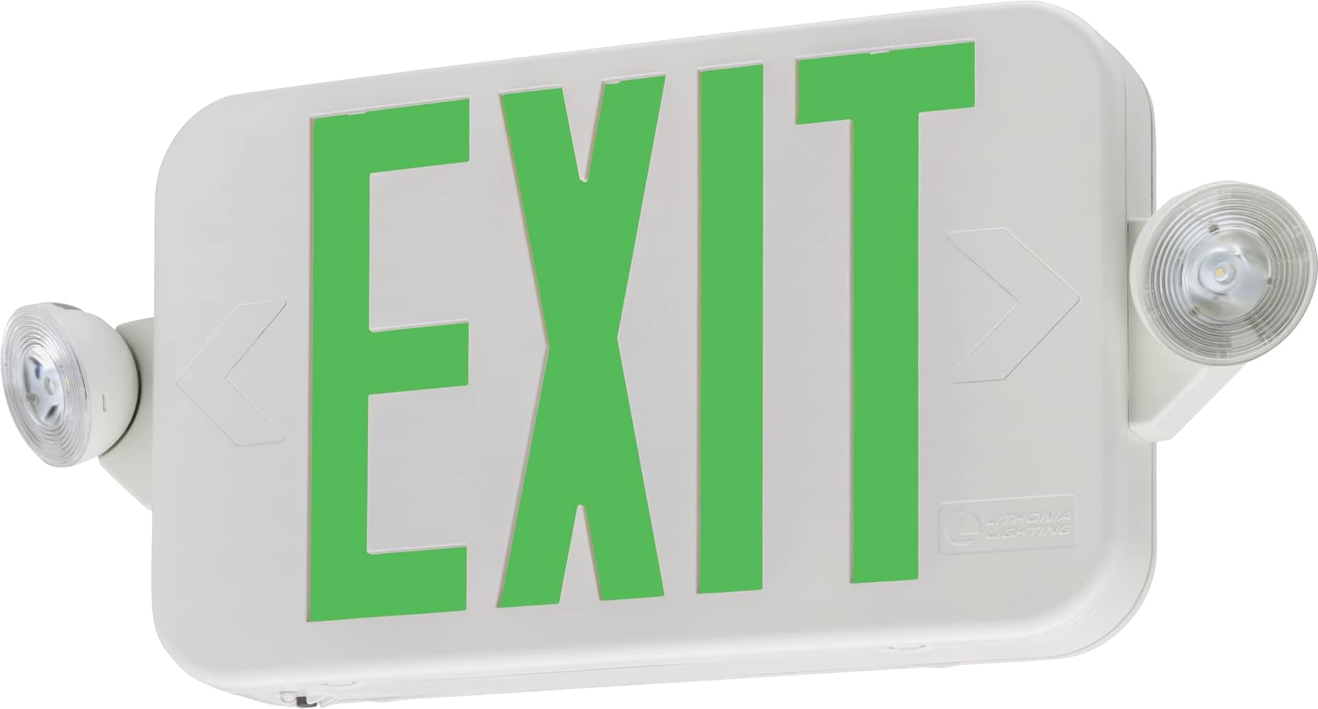 Amazon.com: Lithonia Lighting Basics LED Exit Sign/Emergency Light ...