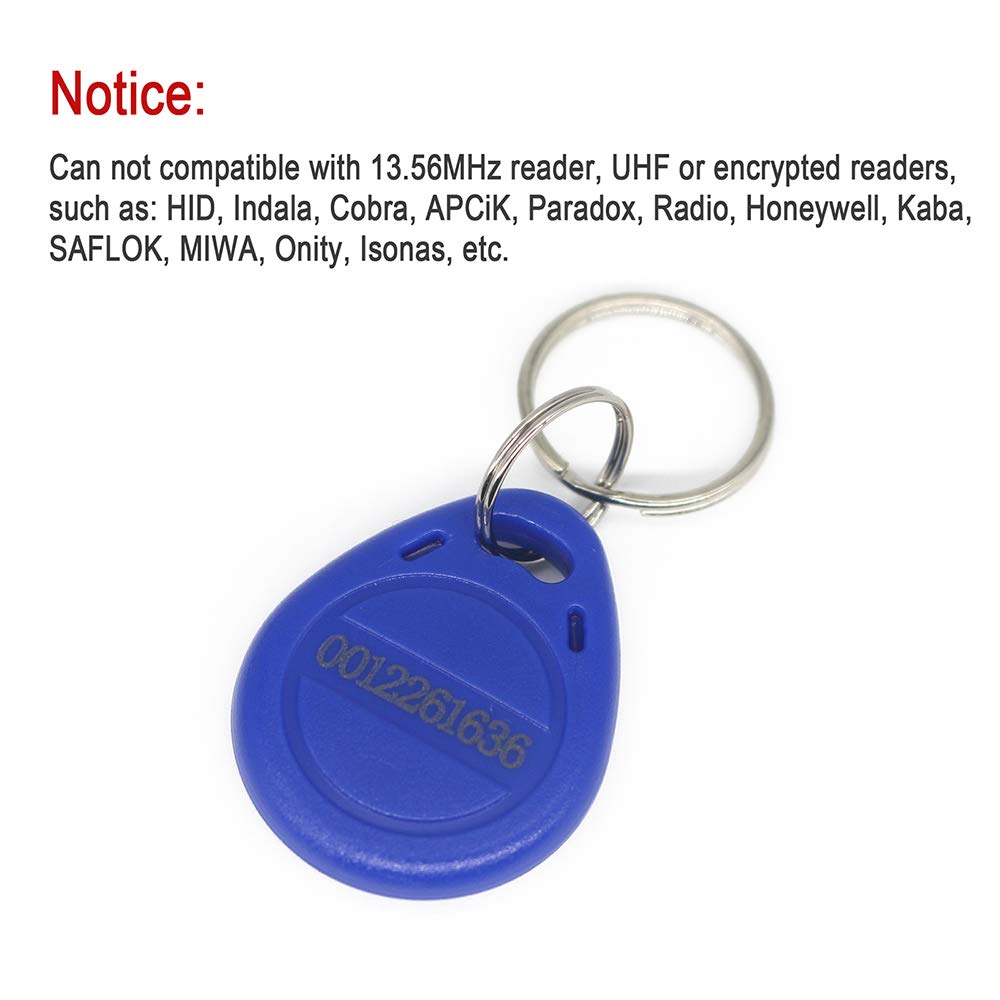 THONSEN RFID Tags 125KHz RFID Key Fob Proximity ID Card Token Tag ...