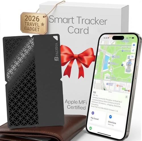 Amazon.com: 2026 Apple MFi Certified Wallet Tracker Smart Card for Find ...