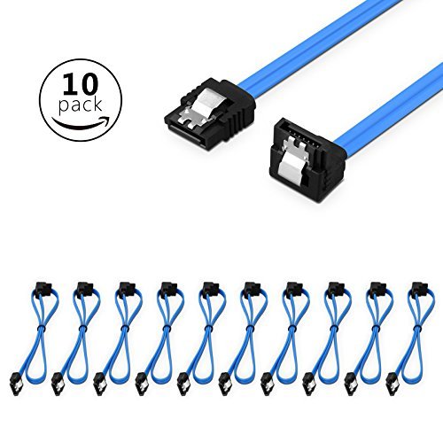 Sata Cable TXLOVE 18 Inch SATA III 6.0 Gbps Data Cable with Locking ...