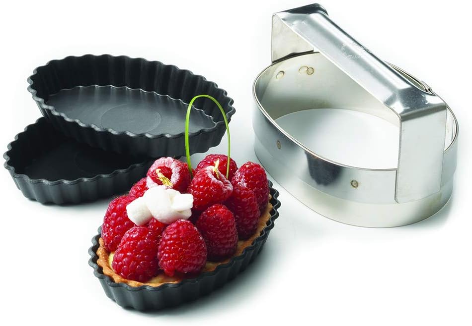 Amazon.com: Matfer Bourgeat Oblong Cutter, Silver: Cookie Cutters: Home ...