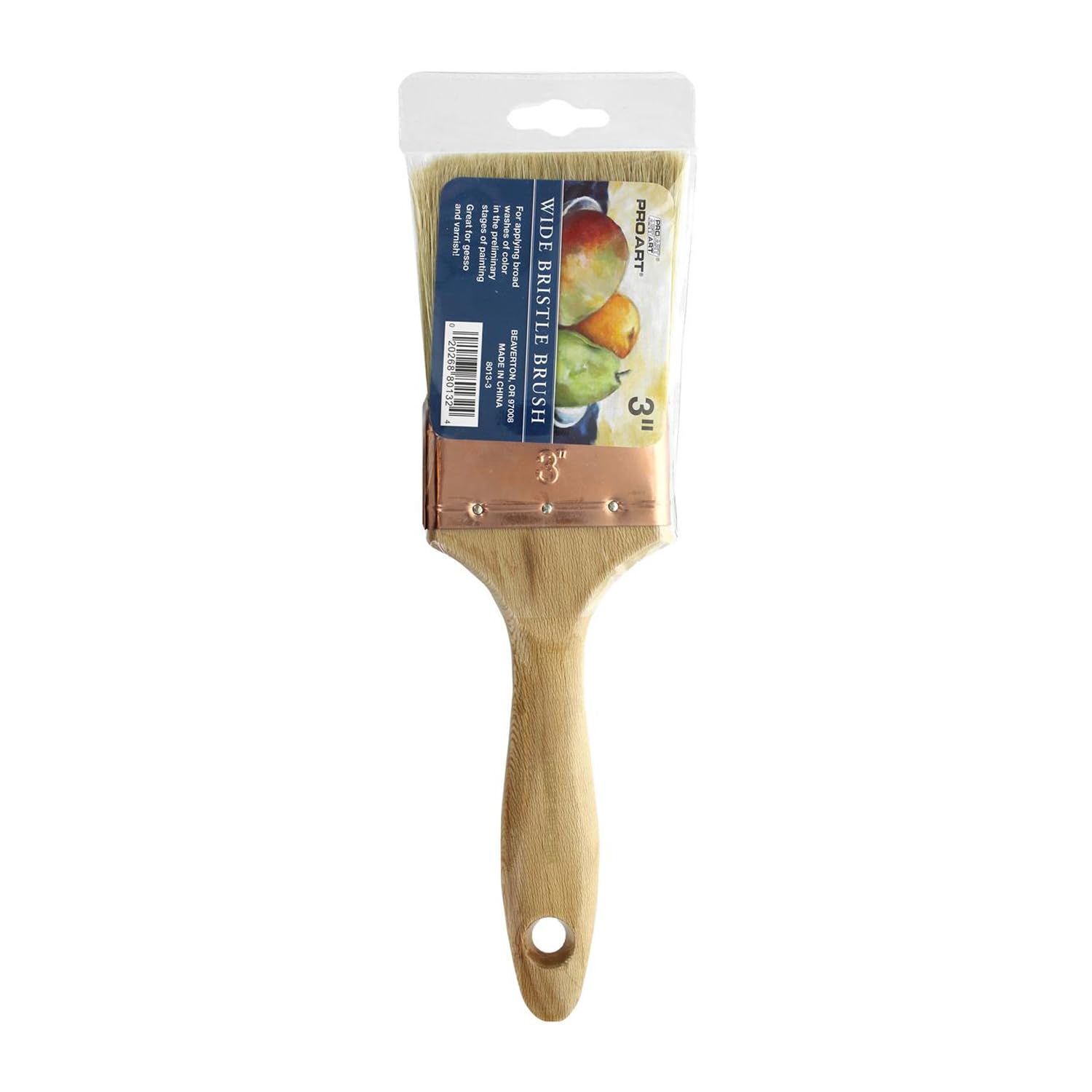 Amazon.com: PRO ART Wide Wash Paintbrush, 3-inch Brush, Natural ...