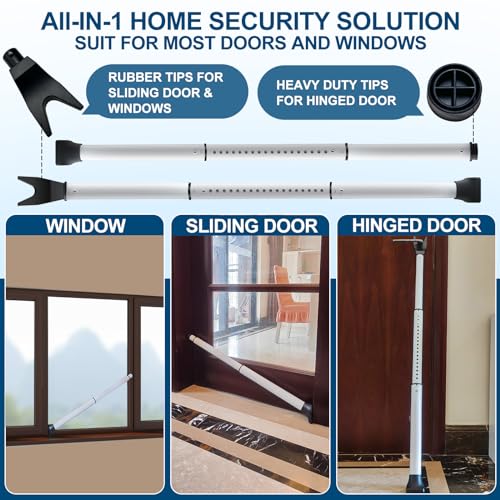 Snapklik.com : Door Security Bar, Door Stoppers Security bar,Heavy Duty ...