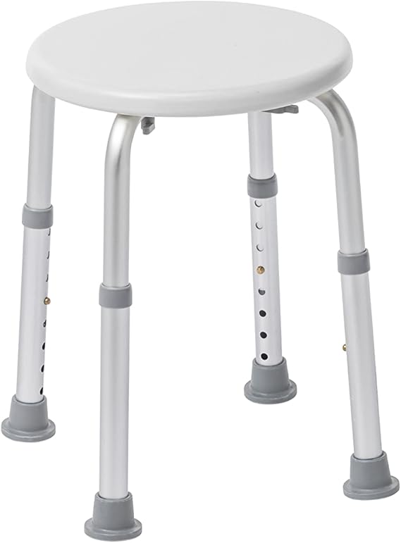 Drive Medical Compact Adjustable Aluminum Shower Stool