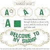 Amazon.com: Welcome to My Swamp Banner Funny Birthday Bachelorette ...