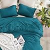 Amazon.com: Andency Turquoise Comforter Set Queen, 3 Pieces Boho Teal ...