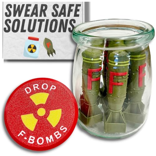 Amazon.com: F Bomb Jar, Office Desk Accessories, Office Decor, Desk ...