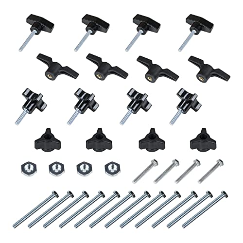 Snapklik.com : POWERTEC 71130 T-Track Knob Kit