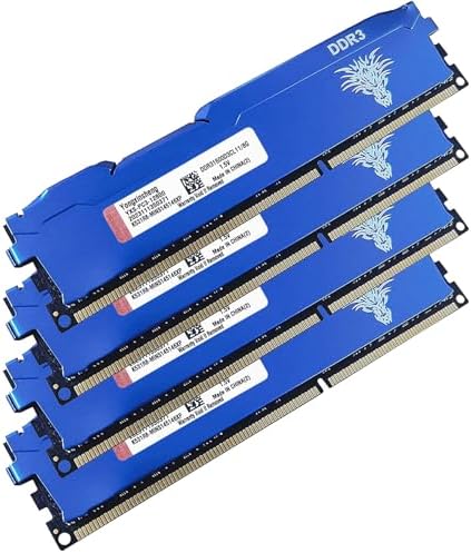DDR3 32GB Kit (8GBx4) Desktop RAM 1600MHz PC3-12800 UDIMM Non-ECC ...