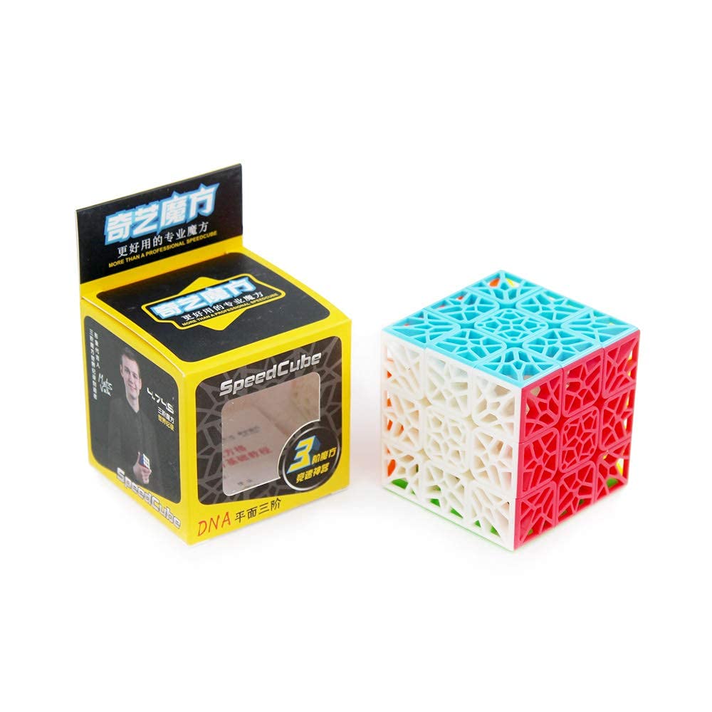 Cubelelo QiYi DNA 3x3 Stickerless Cube 3x3 Speedcube Puzzle : Amazon.in ...