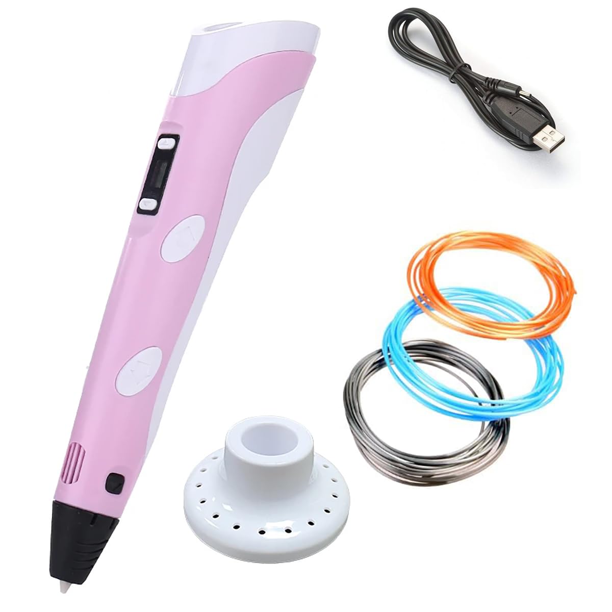Magicwand Imagine & Innovate 3D Pen with LCD Display with Filament ...