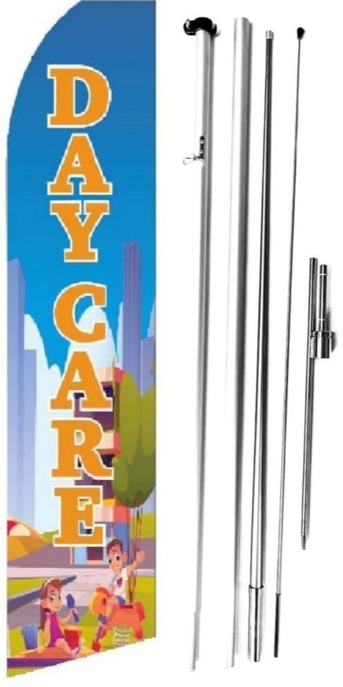 Amazon.com : OnPoint Wares Daycare Flag Only Yellow Lettering with ...