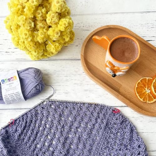 SMUMS 100% Mercerized Cotton Crochet Yarn | 50gr x 10 Balls for ...