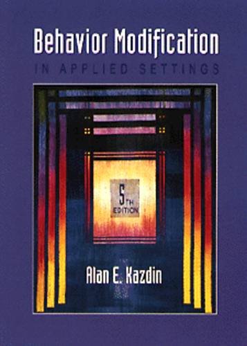 Amazon.com: Behavior Modification in Applied Settings: 9780534217860 ...
