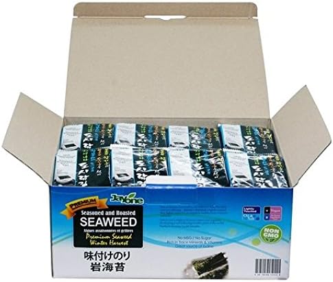 Jayone Seaweed, Roasted and Lightly Salted, 24 Count, 0.17 Ounce ...