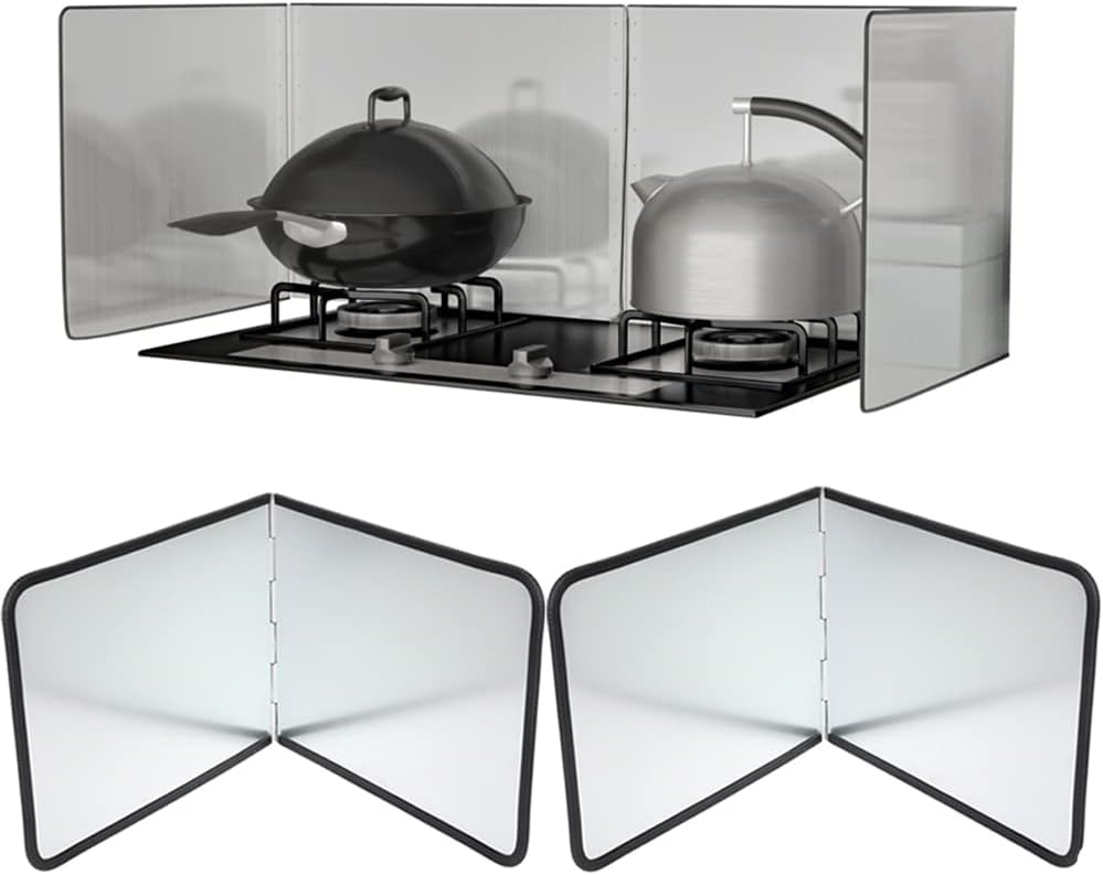 Amazon.com: Splatter Shield Guard, Kitchen Oil Splatter Guard, Grease ...