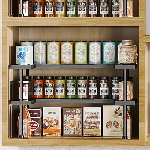 Amazon.com: Spicy Shelf Spice Rack and Stackable Organizer 1 Set of 2 ...