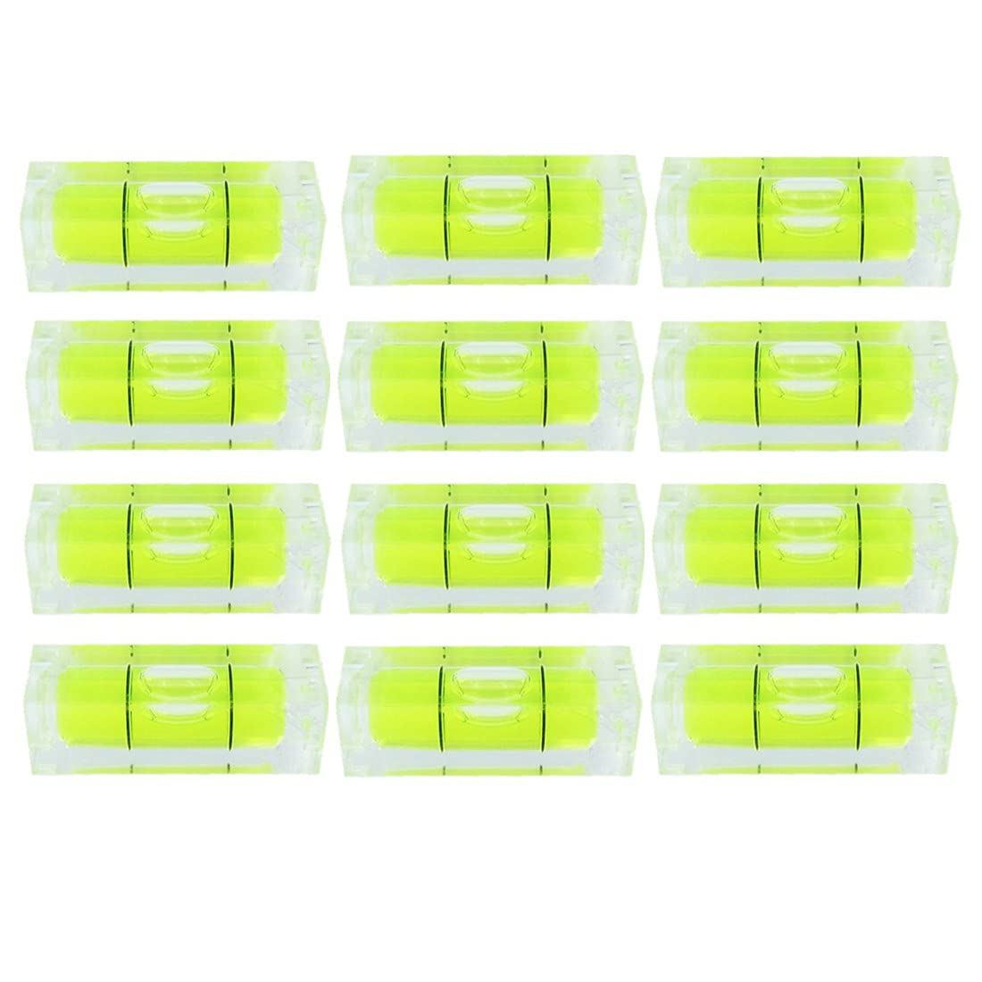 12pcs Small Bubble Spirit Level 10x10x29mm Mini Square Levels Measuring ...