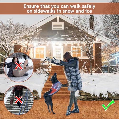 Snapklik.com : 2 Pack No Slip Ice And Snow Carpet Mats- 16 X 80 Inch ...