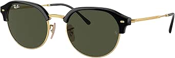 Ray-Ban RB4429 Sunglasses Bundle: RB 4429 601/31 Black On Arista Green ...
