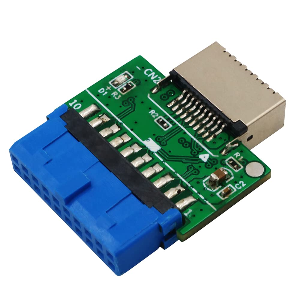 Buy Upgrade Version Vertical USB 3.1 Front Panel Socket Key-A Type-E to ...