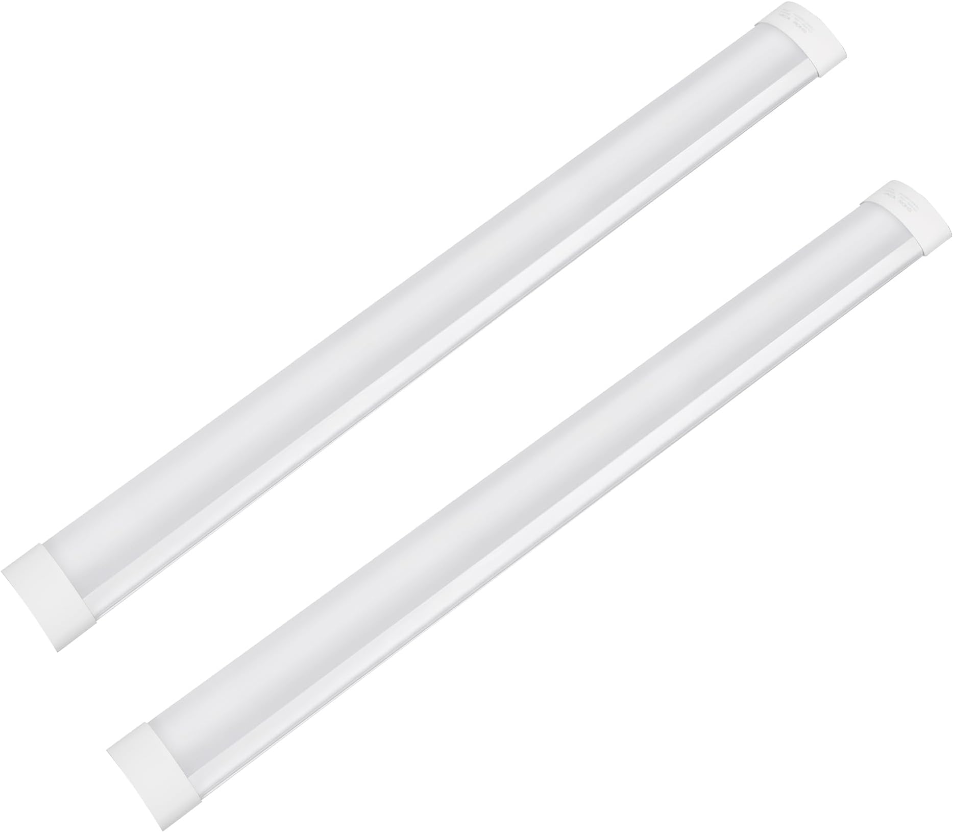T&K TO-KING 2-Pack 4FT LED Batten Light,PC Body,40W 4000LM 6500K ...