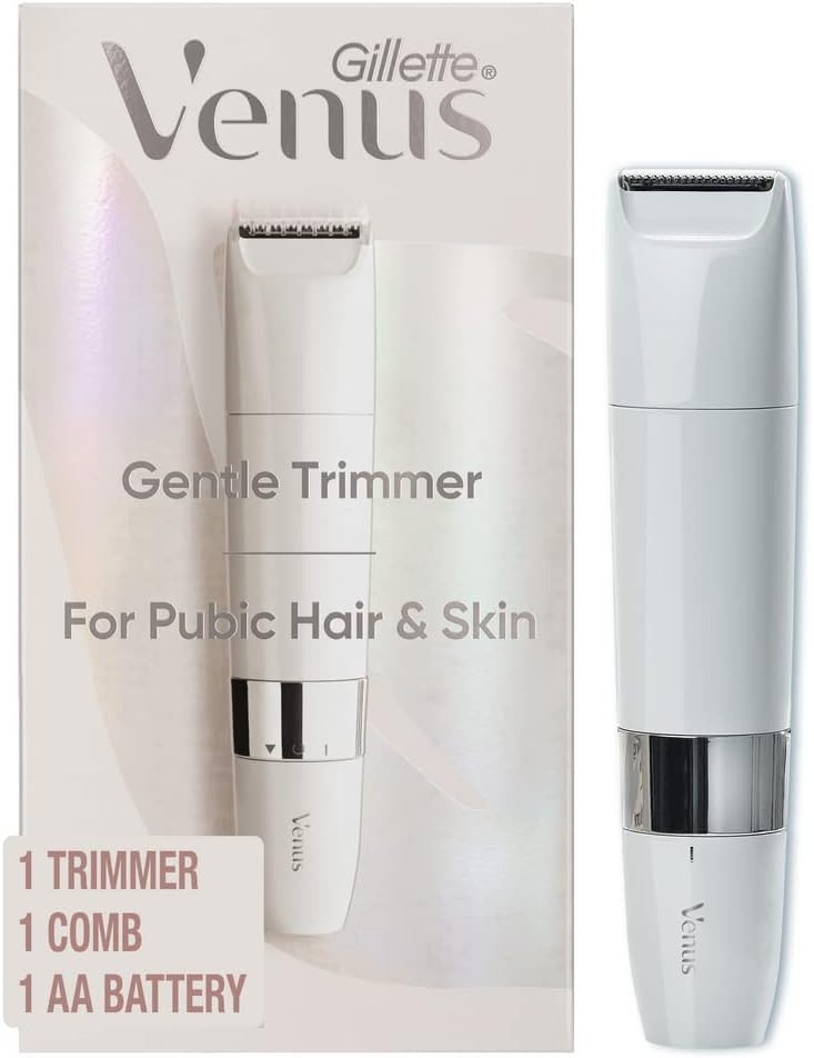 Gillette Venus for Bikini Pubic Hair and Skin, Gentle Electric Razor ...