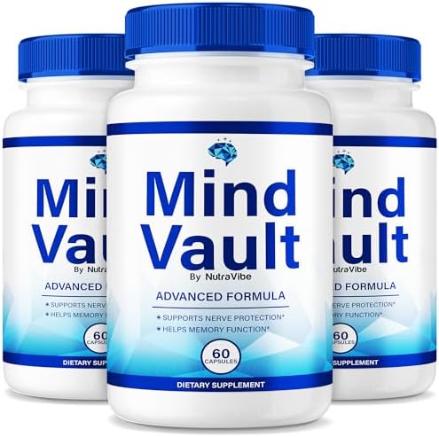 Amazon.com: (3 Pack) Mind Vault Pills – Daily Formula with a Natural ...